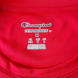 Champion | Shirts | Champion Mens Red Shortsleeve Athletic Shirt | Poshmark